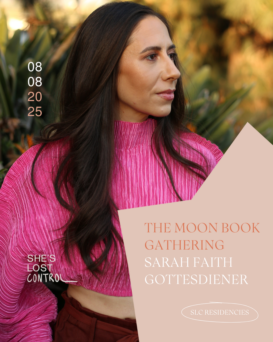 THE MOON BOOK GATHERING WITH SARAH FAITH GOTTESDIENER - 8TH AUGUST ...